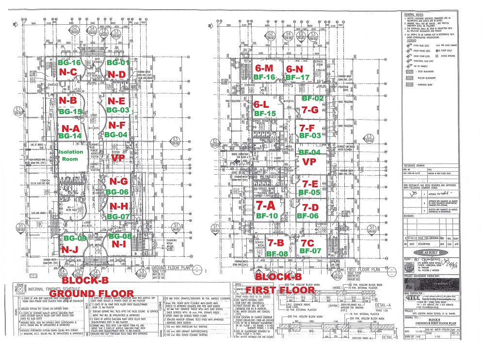 B-Block-Ground and First Floor