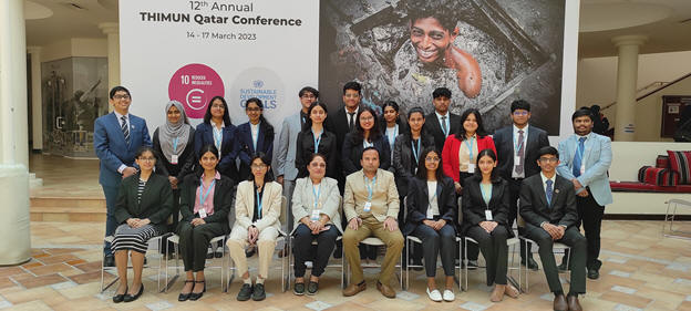 DPS team, consisting of Azhar Jaleel Muhammed, Daiwik Dhar, Vaibhavi ...