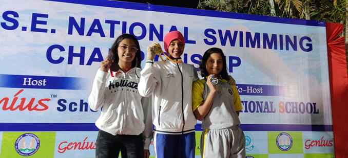 DPS-MIS Student wins Big in CBSE National Swimming Competition 2022-23