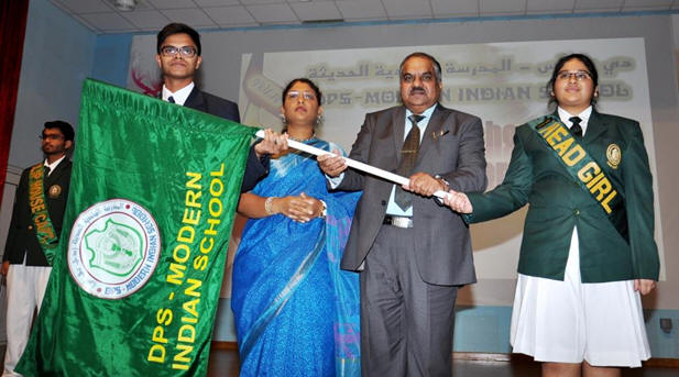 DPS-MIS Holds Senior School Investiture Ceremony 2015-2016